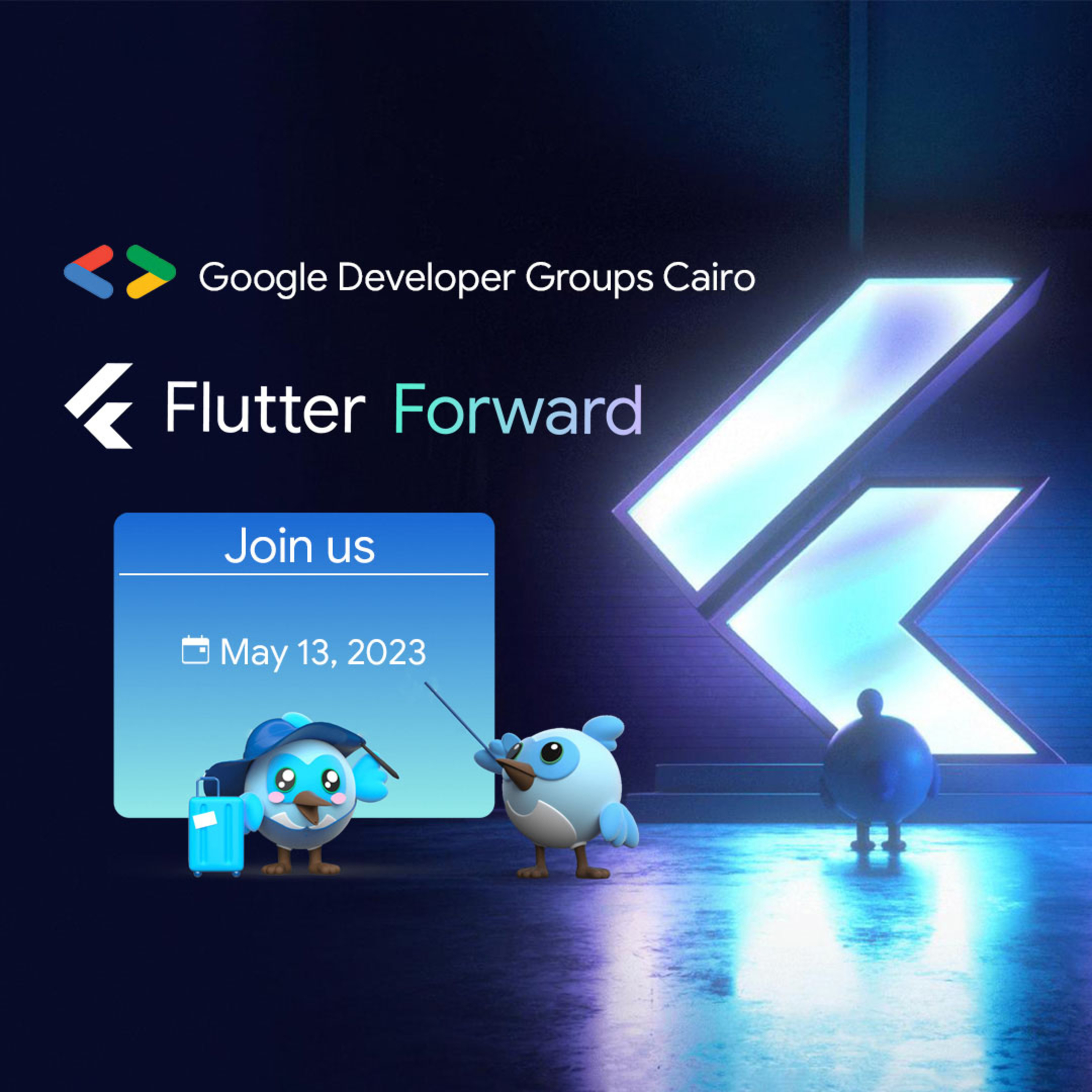 See Flutter Forward Extended Cairo 2023 at Google Developer Groups GDG Cairo